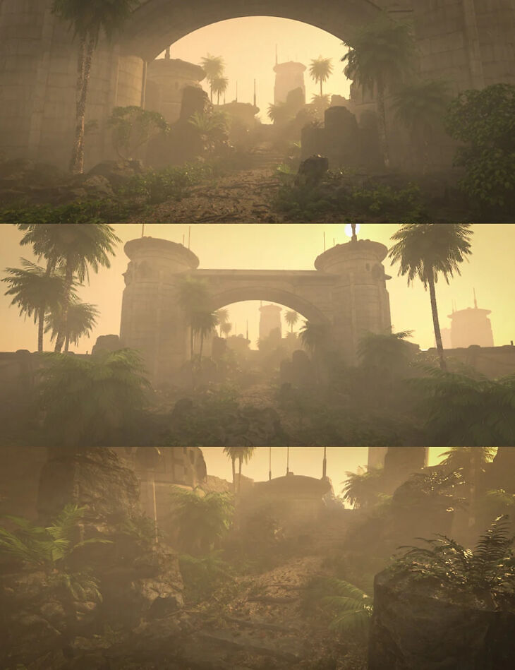 Quantum Jungle Gate – Render-State