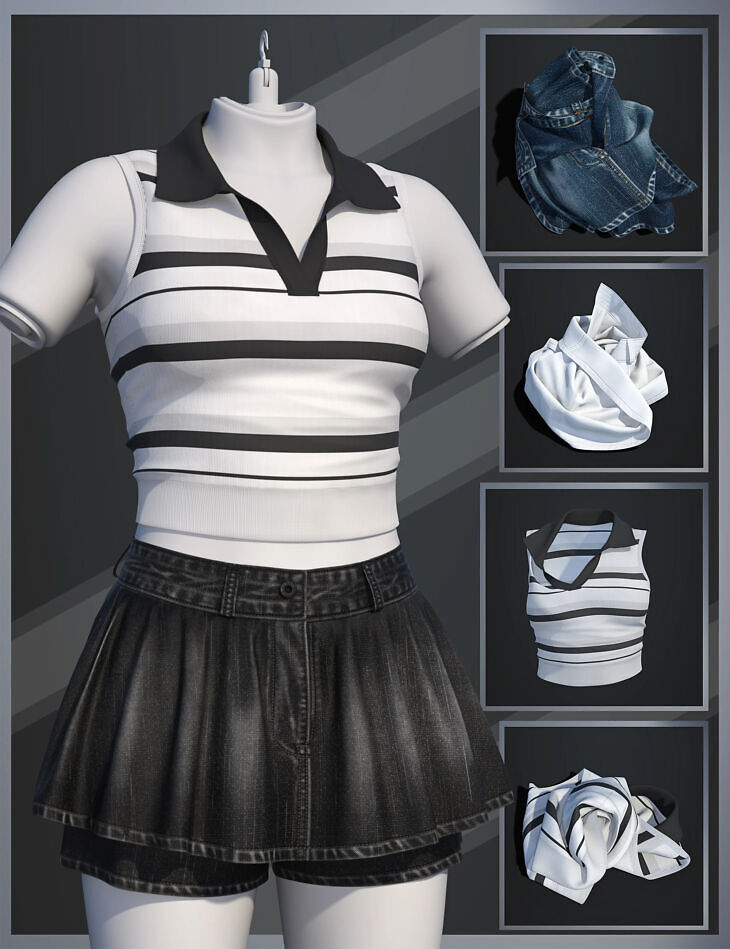 Everyday Textures for dForce SU Fashion Summer Suit – Render-State